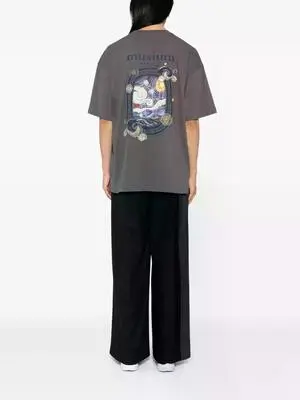 MUSIUM DIV. Graphic-print T-shirt - Grey