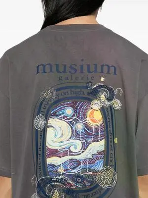MUSIUM DIV. Graphic-print T-shirt - Grey