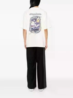 MUSIUM DIV. Graphic-print T-shirt - Neutrals