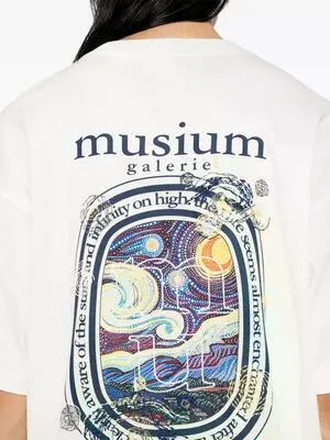 MUSIUM DIV. Graphic-print T-shirt - Neutrals