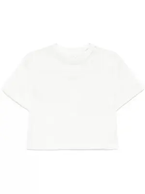 Izzue Logo-embroidered T-shirt - White