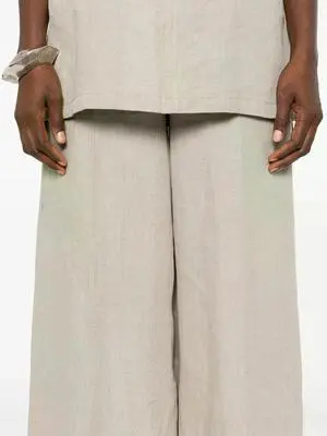 Max Mara Sequoia Palazzo Trousers - Neutrals
