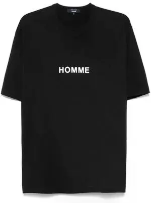 Comme Des Garçons Logo-print T-shirt - Black