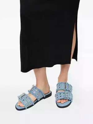 GANNI Denim Sandals