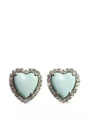 Valentino Garavani Coeur Hyperbole Earrings - Silver