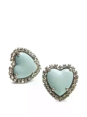 Valentino Garavani Coeur Hyperbole Earrings - Silver