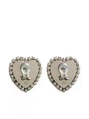 Valentino Garavani Coeur Hyperbole Earrings - Silver