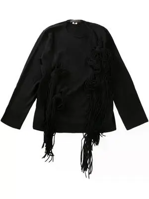 Comme Des Garçons Fringe-detailed Jumper