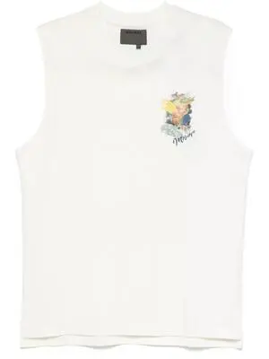 MUSIUM DIV. Graphic-print Vest - Neutrals