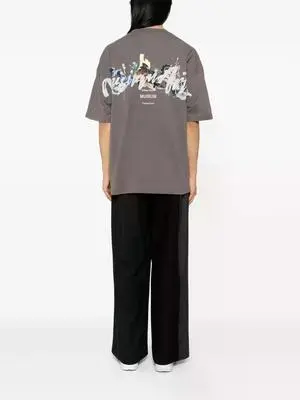 MUSIUM DIV. Logo-embroidered T-shirt