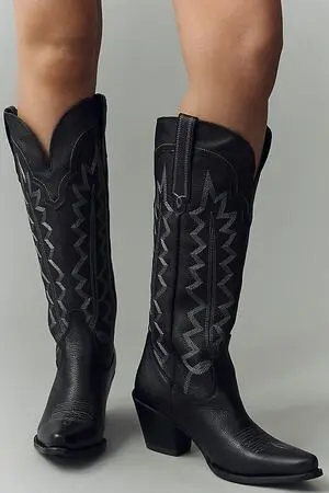 DINGO 1969 Thunder Road Western Boots - Black