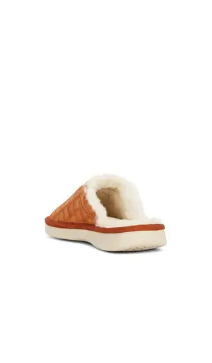 BRUNCH Essential Eggo Suede And Sheep Fur Slippers - Syrup