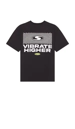 SUPERVSN Vibrate Higher Tee In Black
