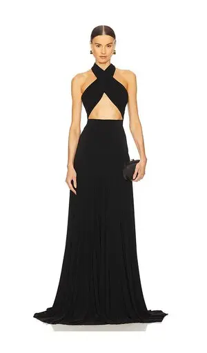 Norma Kamali Convertible Gown - Black