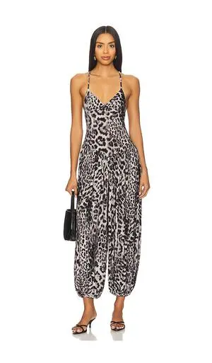 Norma Kamali Norma Kamali Kenny Jumpsuit Animal