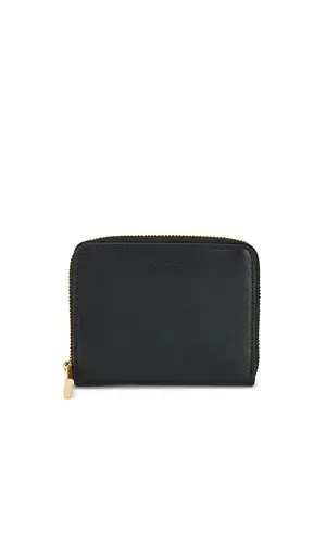 ALLSAINTS Lena Hex Zip Wallet - Black