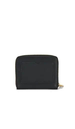ALLSAINTS Lena Hex Zip Wallet - Black