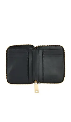 ALLSAINTS Lena Hex Zip Wallet - Black