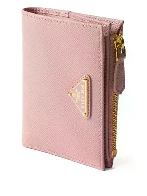 Prada Small Saffiano Leather Wallet - Pink