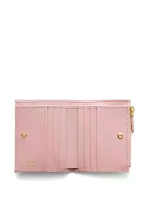 Prada Small Saffiano Leather Wallet - Pink