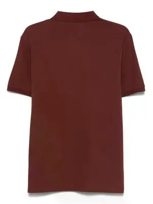 C.P. COMPANY Logo-patch Polo Shirt - Brown