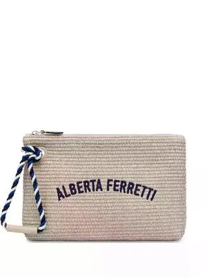 Alberta Ferretti Embroidered Clutch
