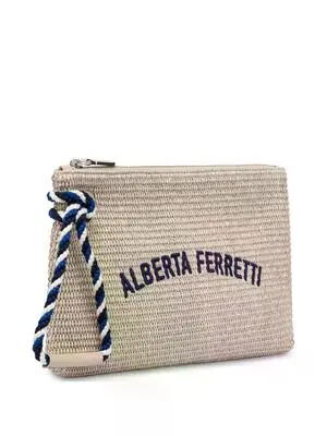 Alberta Ferretti Embroidered Clutch