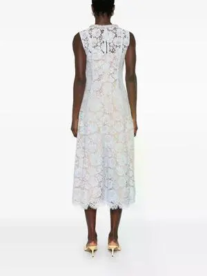 SELF-PORTRAIT Fine Lace Midi Dress