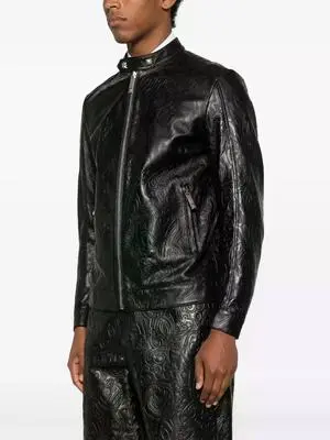John Richmond Leather Biker Jacket