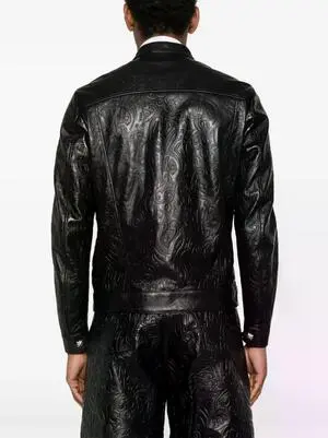 John Richmond Leather Biker Jacket