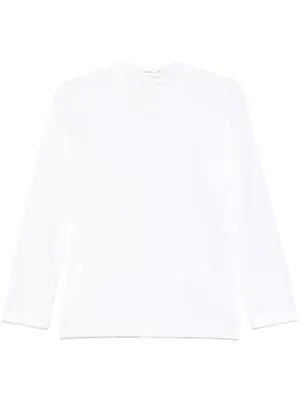 Comme Des Garçons Logo-print T-shirt - White