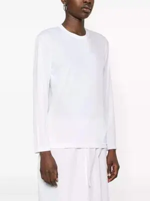 Comme Des Garçons Logo-print T-shirt - White