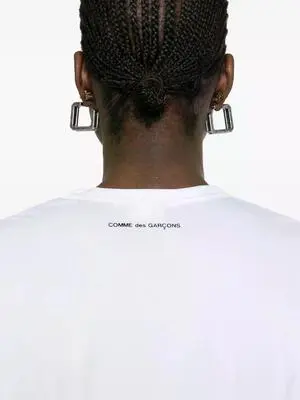Comme Des Garçons Logo-print T-shirt - White