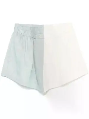 FORTE_FORTE Colour-block Shorts - Neutrals