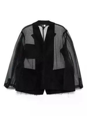 BLACK COMME DES GARÇONS Tulle Blazer