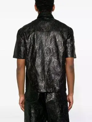 John Richmond Leather Shirt
