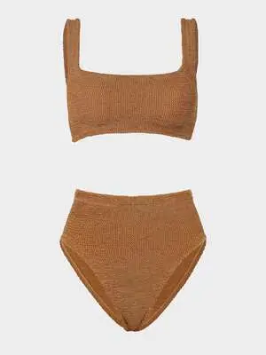 Hunza G Patricia Bikini - Metallic Cocoa