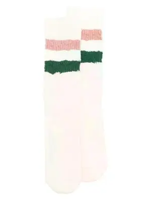 GOLDEN GOOSE Ribbed Socks - Neutrals