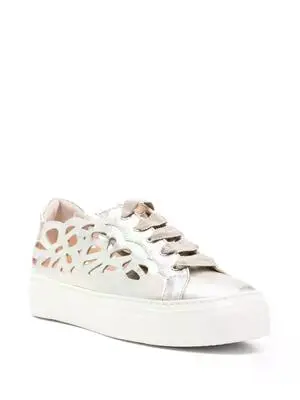 Agl Laser-cut Sneakers