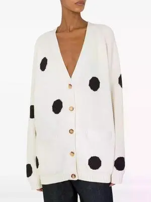 Moschino Polka Dot Cardigan