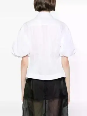 Simone Rocha Short Puff Sleeves Shirt