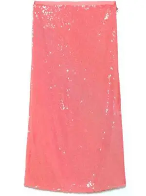 Patrizia Pepe Sequined Midi Skirt