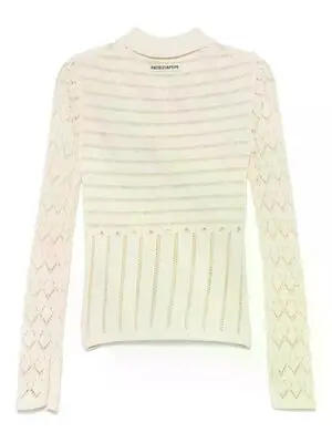 Patrizia Pepe Open-knit Cardigan