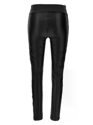 Versace Faux-leather Leggings