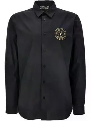 Versace V-emblem Shirt - Black