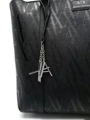 Armani Exchange Logo-pattern Tote