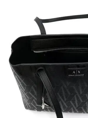 Armani Exchange Logo-pattern Tote