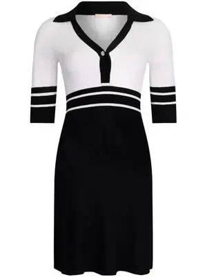 Liu Jo Striped Mini Dress - White