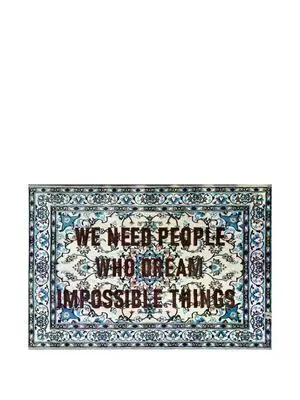 SELETTI We Need People Rug - Blue