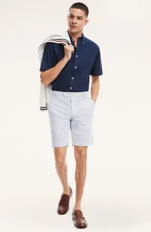 Brooks Brothers Seersucker Striped Shorts